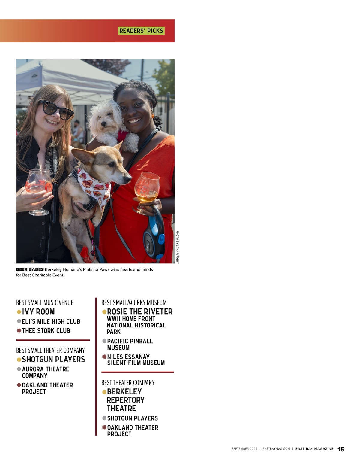 Best of East Bay 2024 - Arts and Culture